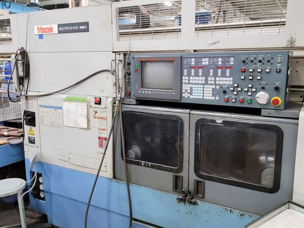 Used Mazak Multiplex 620 Cnc Lathe 9075